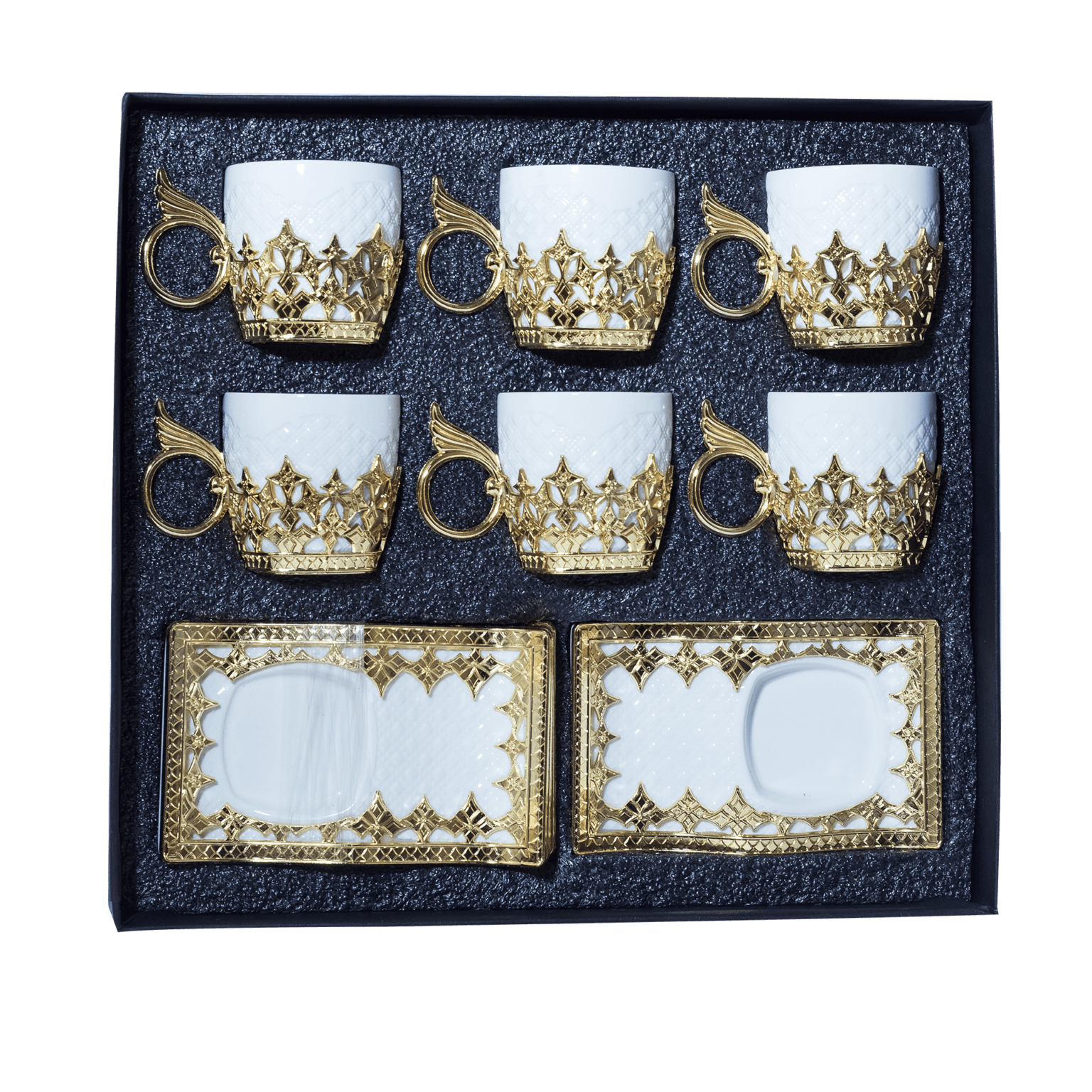 ENSEMBLE DE TASSES À CAFÉ